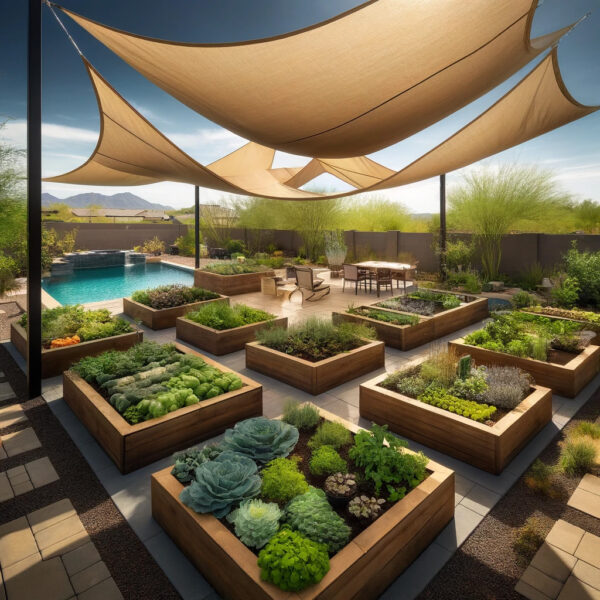 DIY Garden Shade Structures for Arizona Heat | Green Goddess Nursery